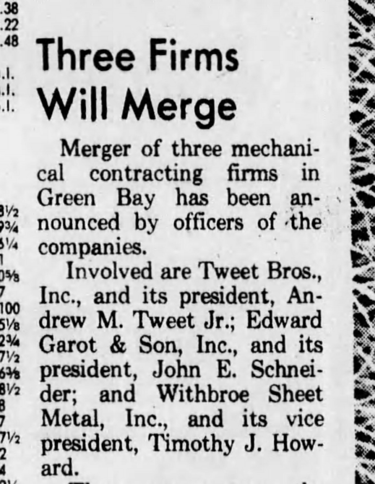 Our History - Tweet Garot